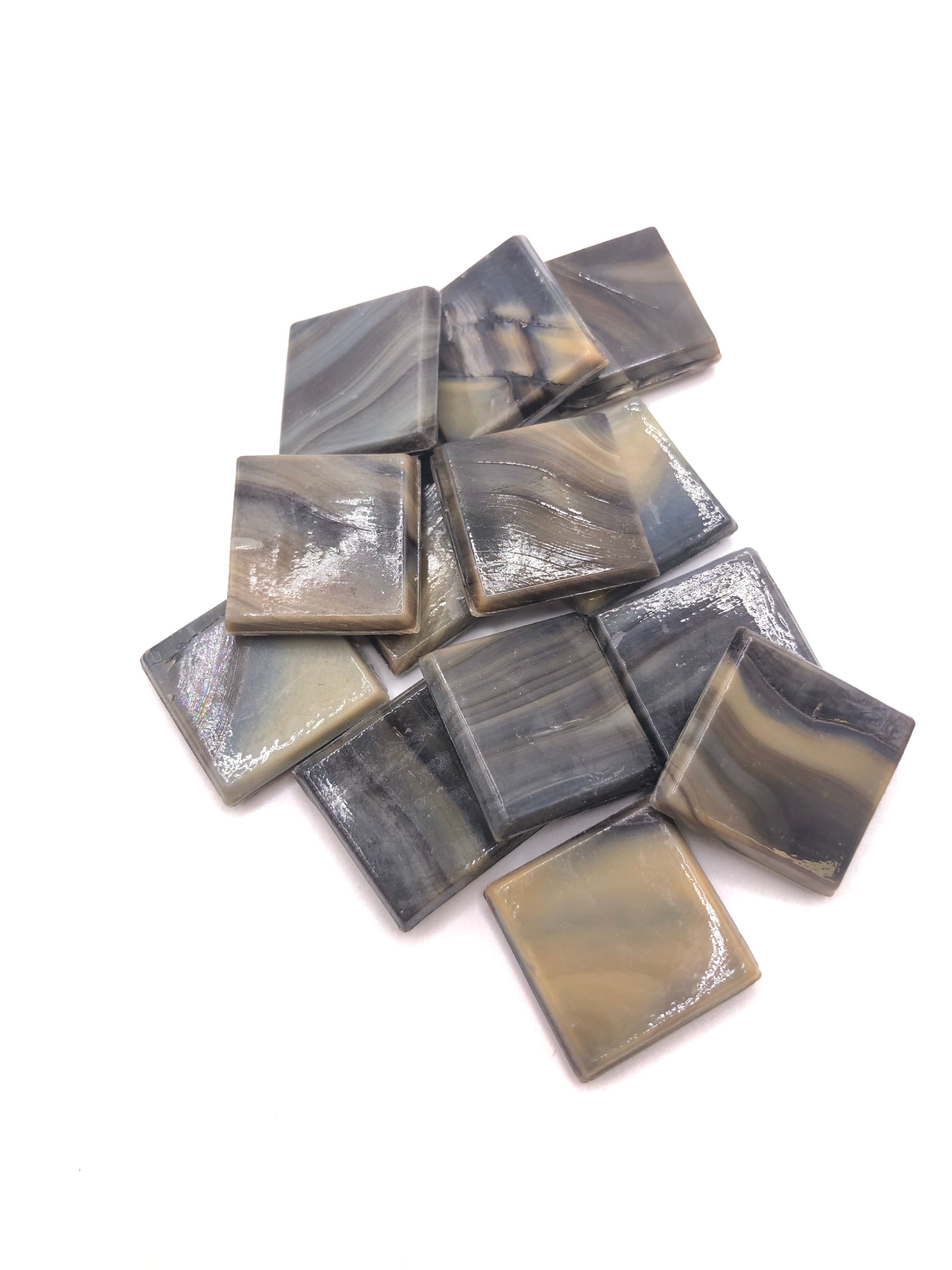 Small Multi Brown Glass | Perth Mosaic