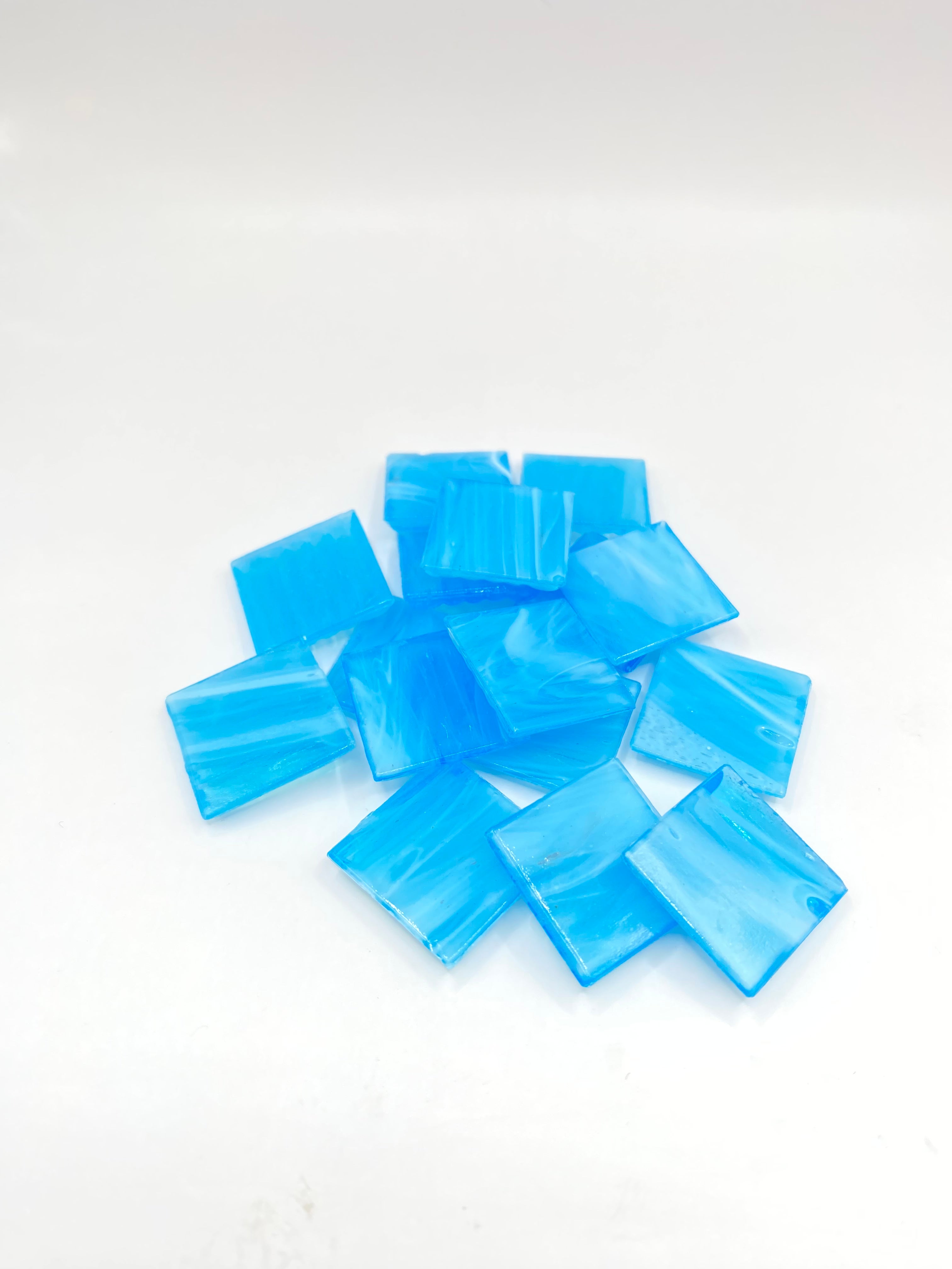 Medium Light Blue Cloud Glass | Perth Mosaic