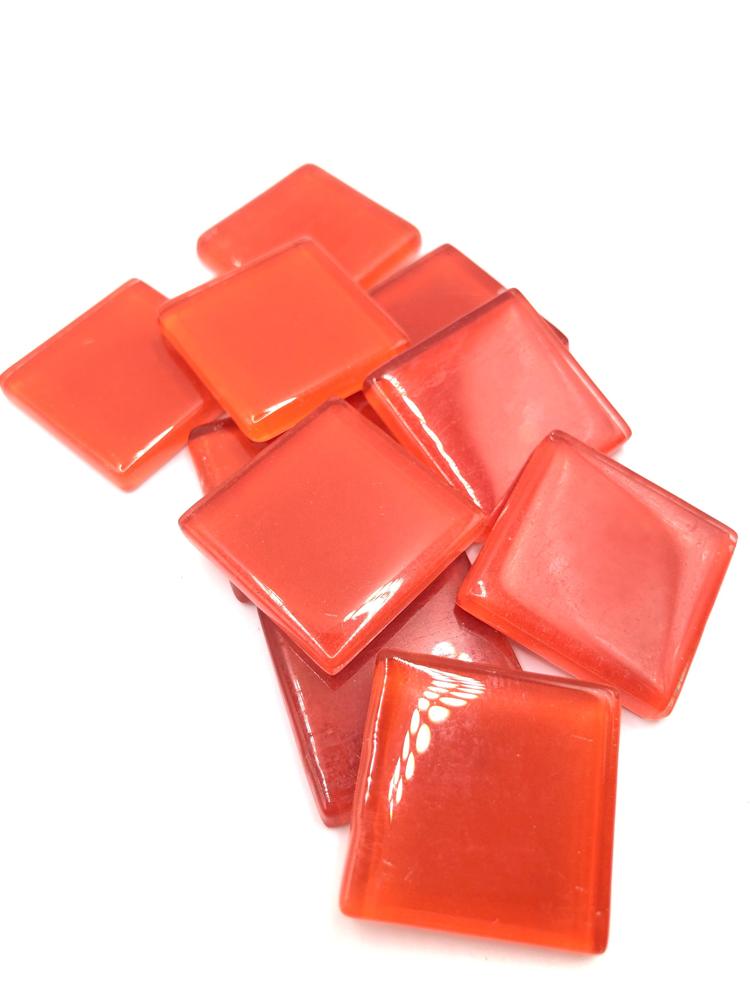 Large Red Glass | Perth Mosaic