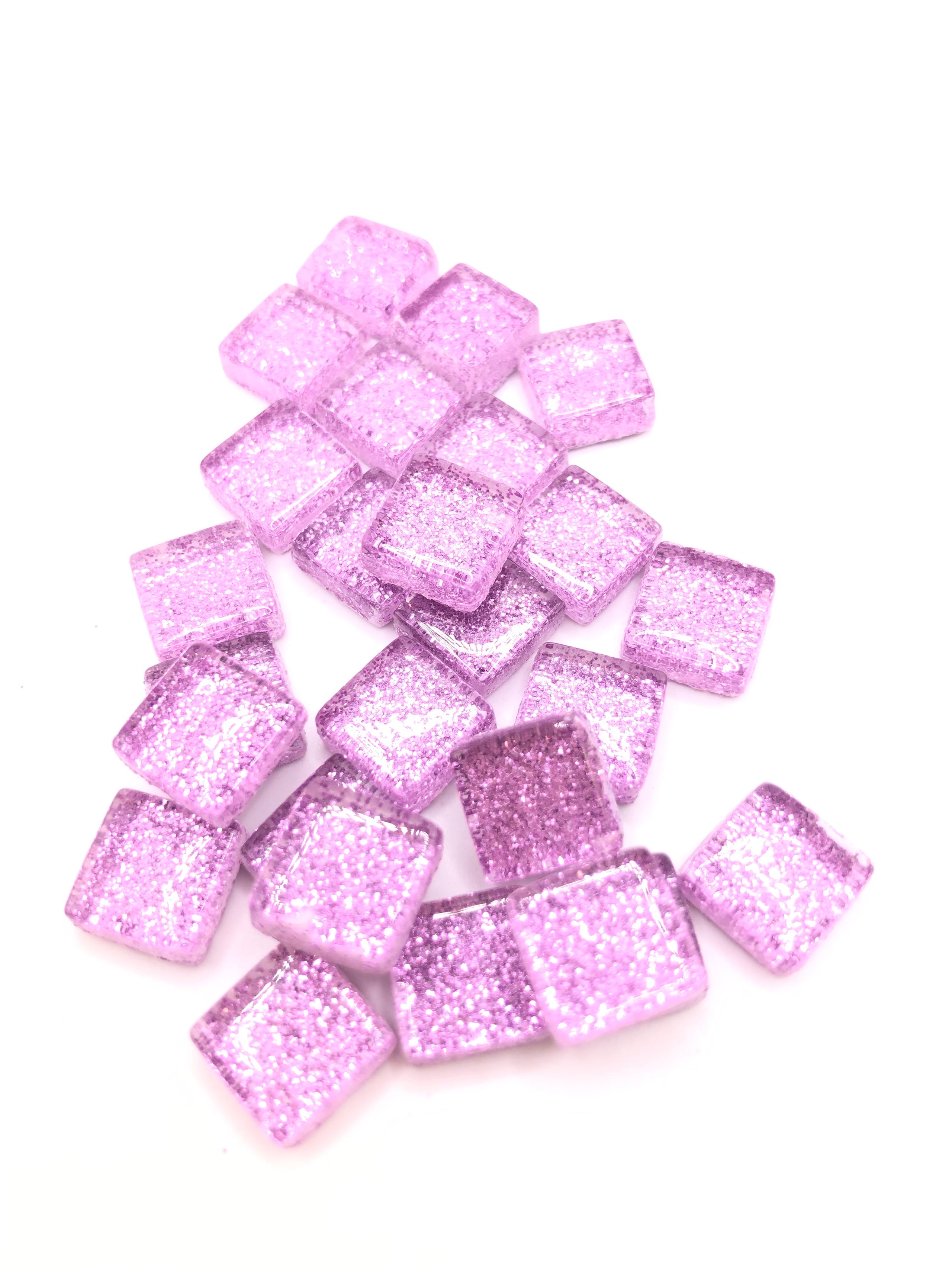 Mini Pink Glitter Glass Perth Mosaic