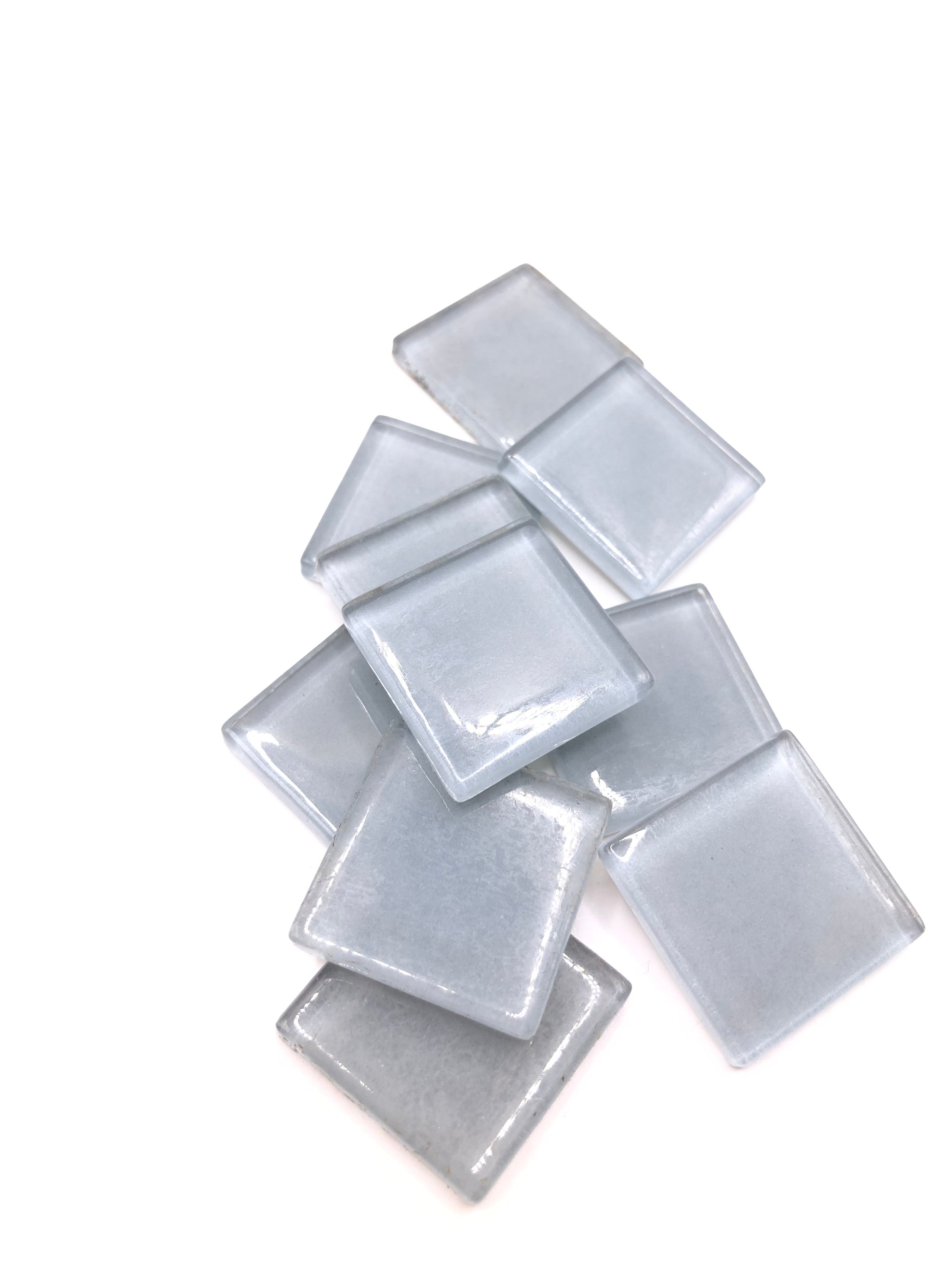 Large Light Grey Glass Perth Mosaic