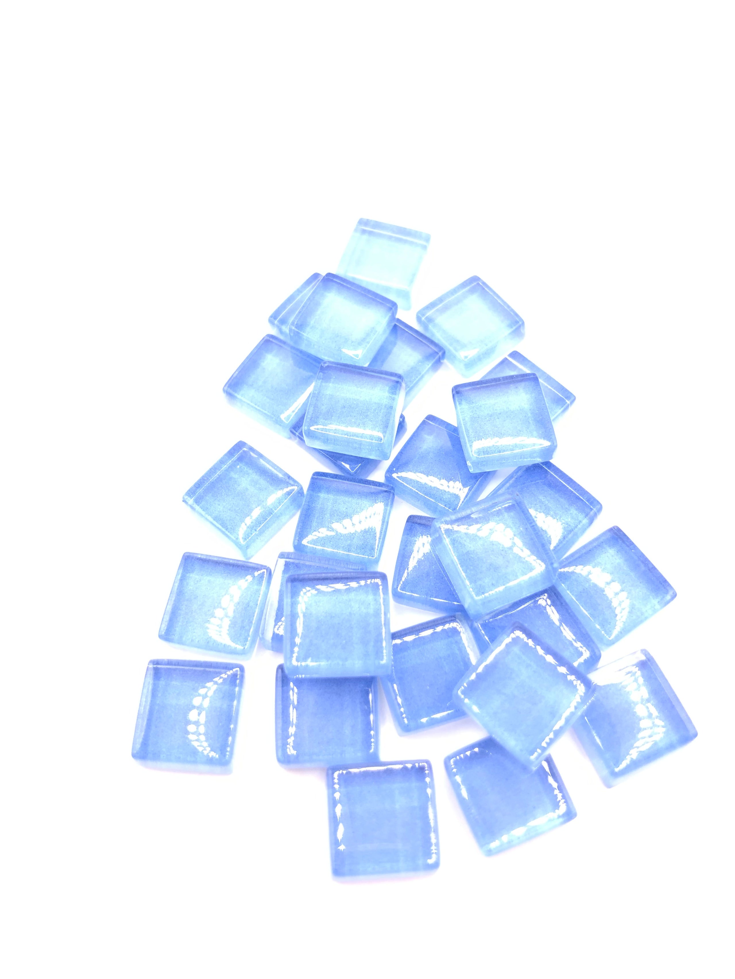 Mini Light Blue Glass | Perth Mosaic