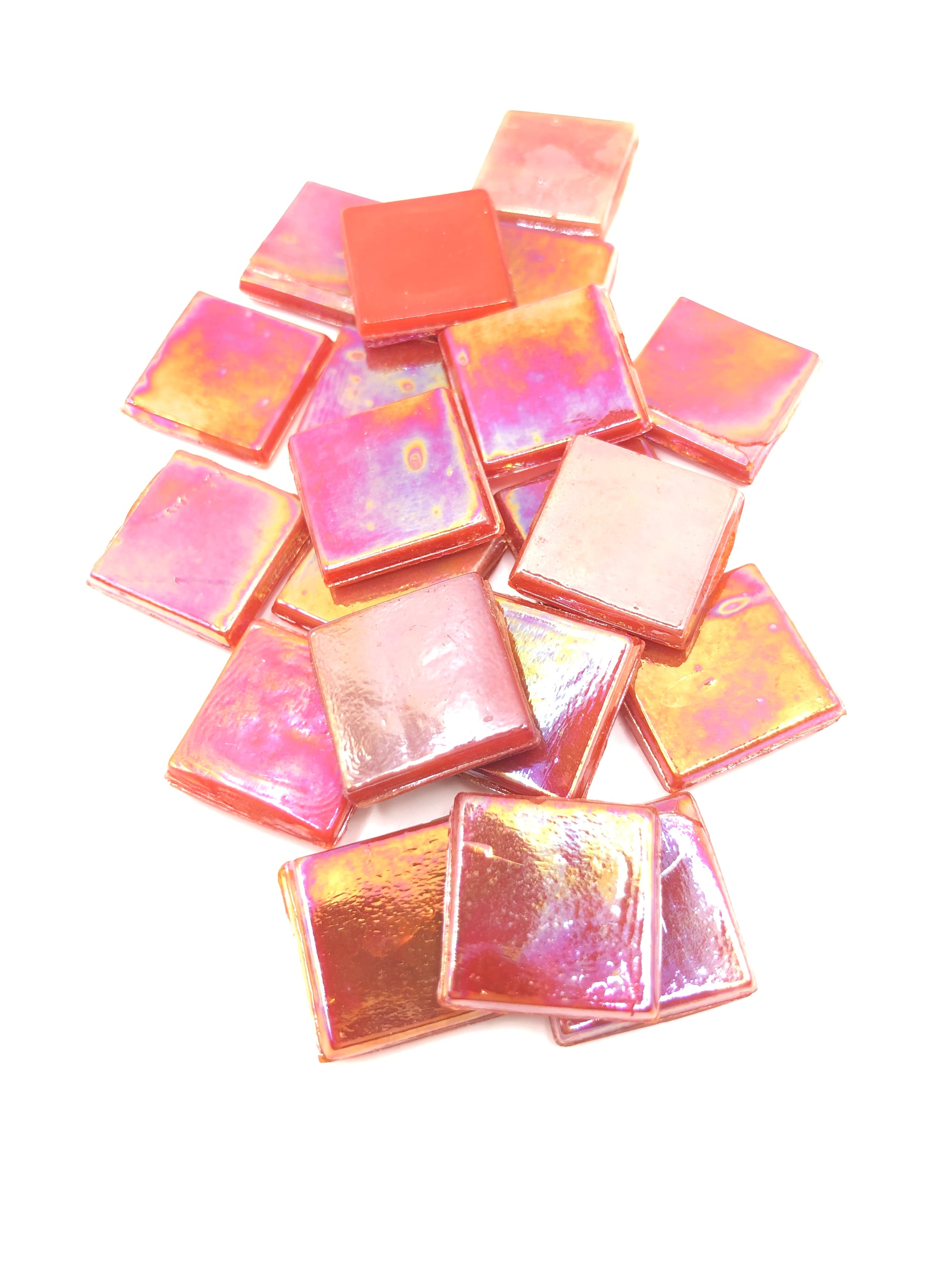 Small Red Glass | Perth Mosaic