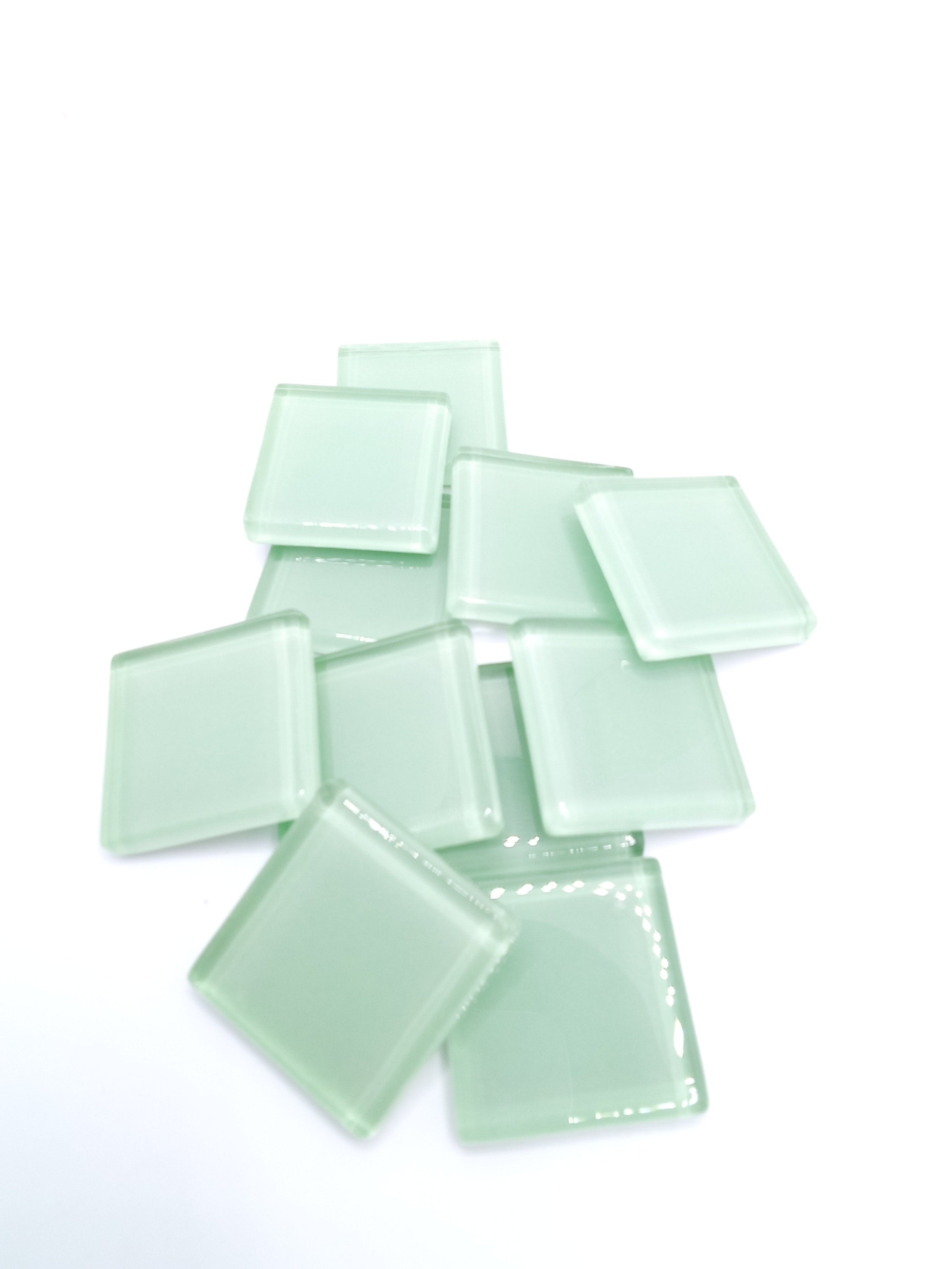 Medium Light Green Glass | Perth Mosaic