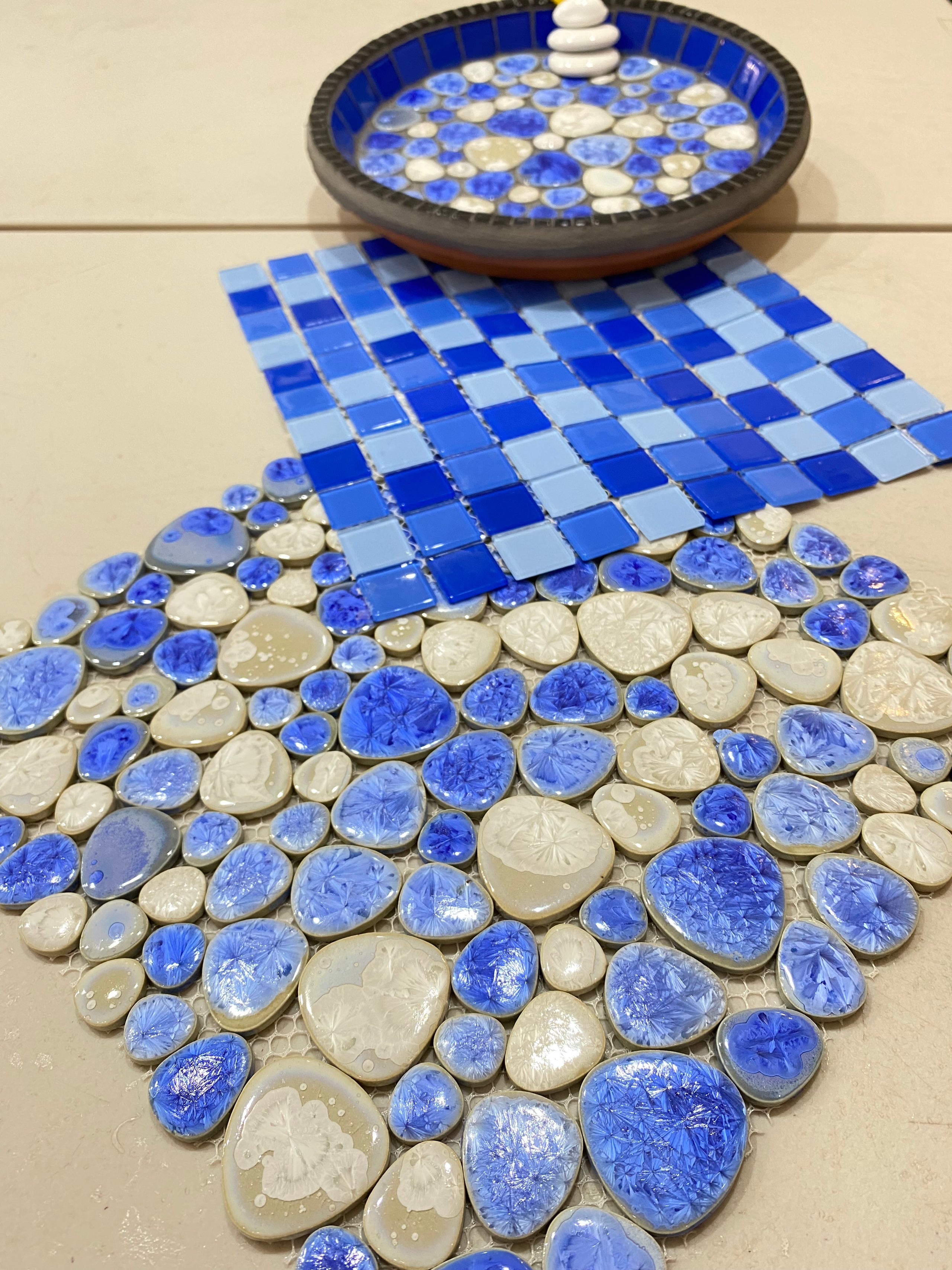 Special - Blue Bee Bath tiles | Perth Mosaic