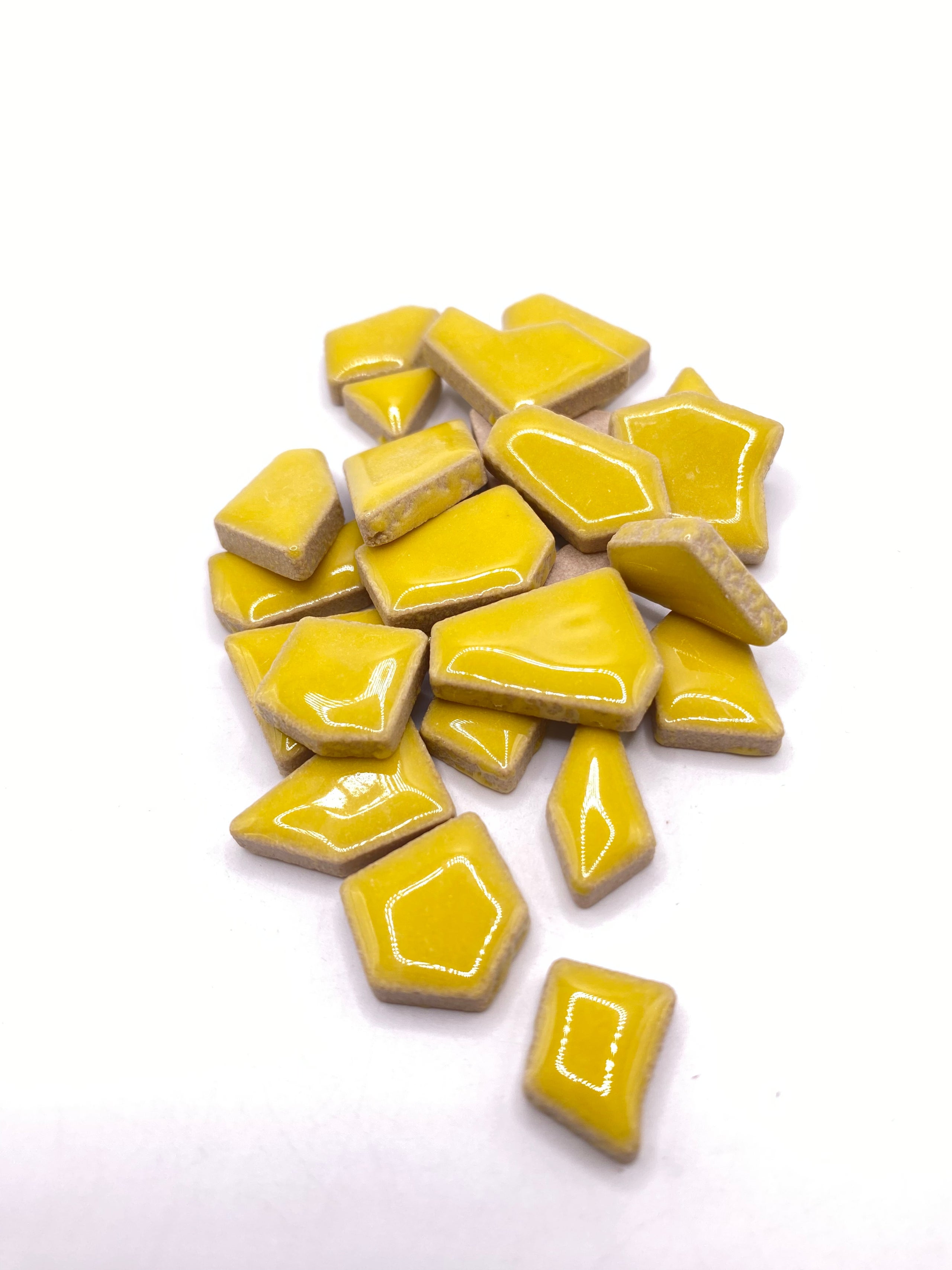 Irregular Yellow Ceramic | Perth Mosaic